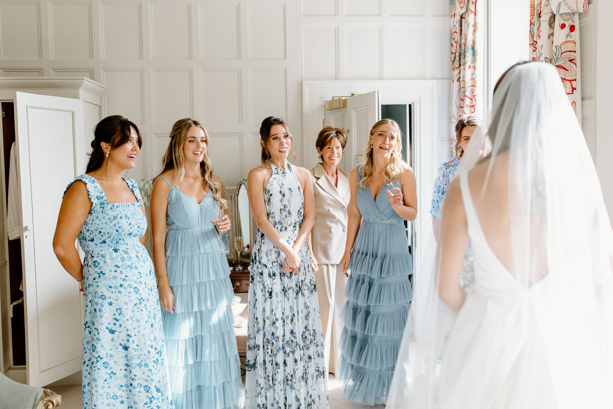 Dazzling blues, bows and a whole lot of love!