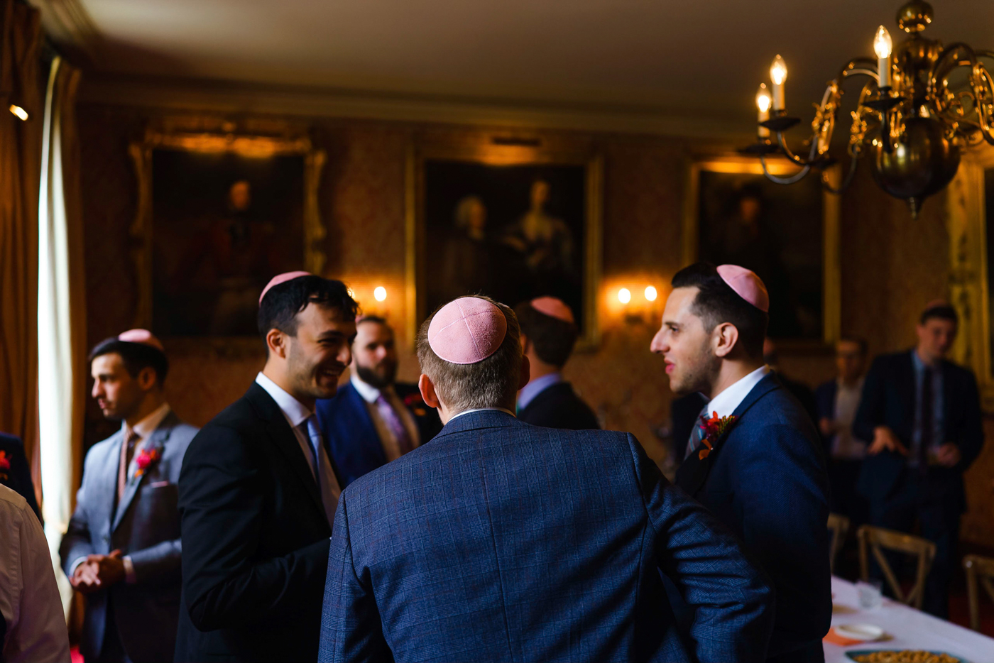 A bold & bright Jewish summer wedding with outdoor ceremony