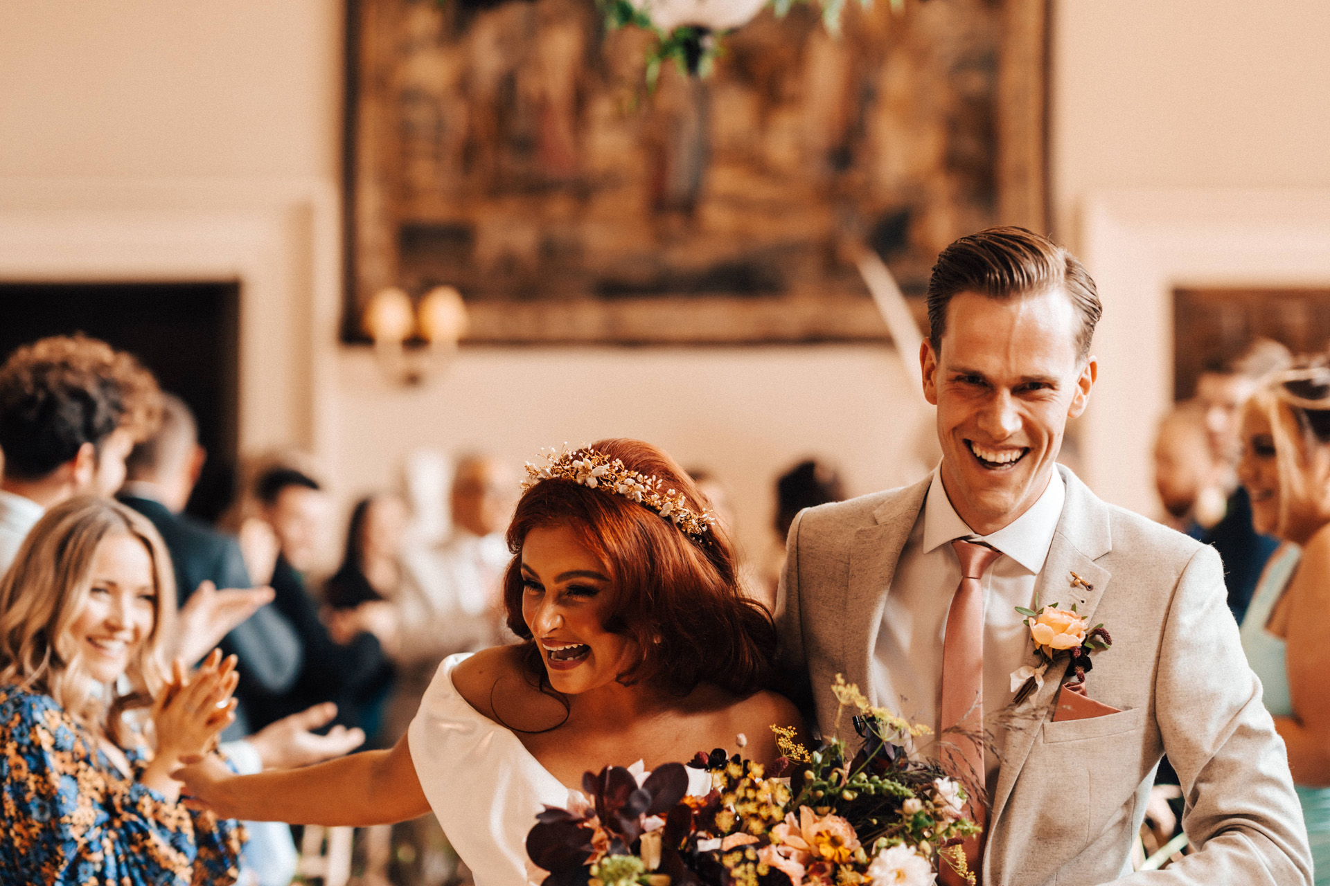 A Golden Hour Inspired Blush Wedding in September