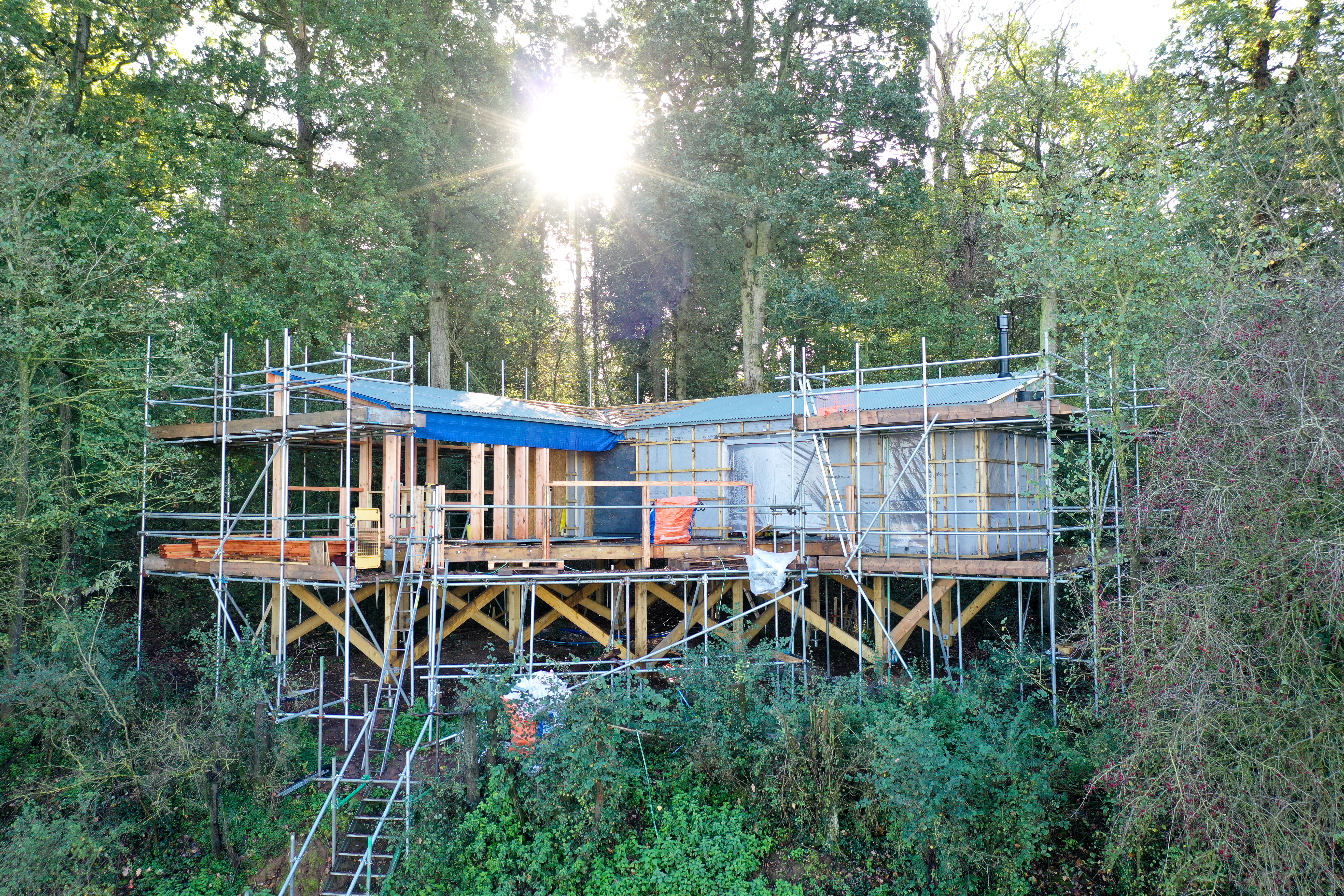 Treehouse progress! Steps closer to a stay amongst the trees