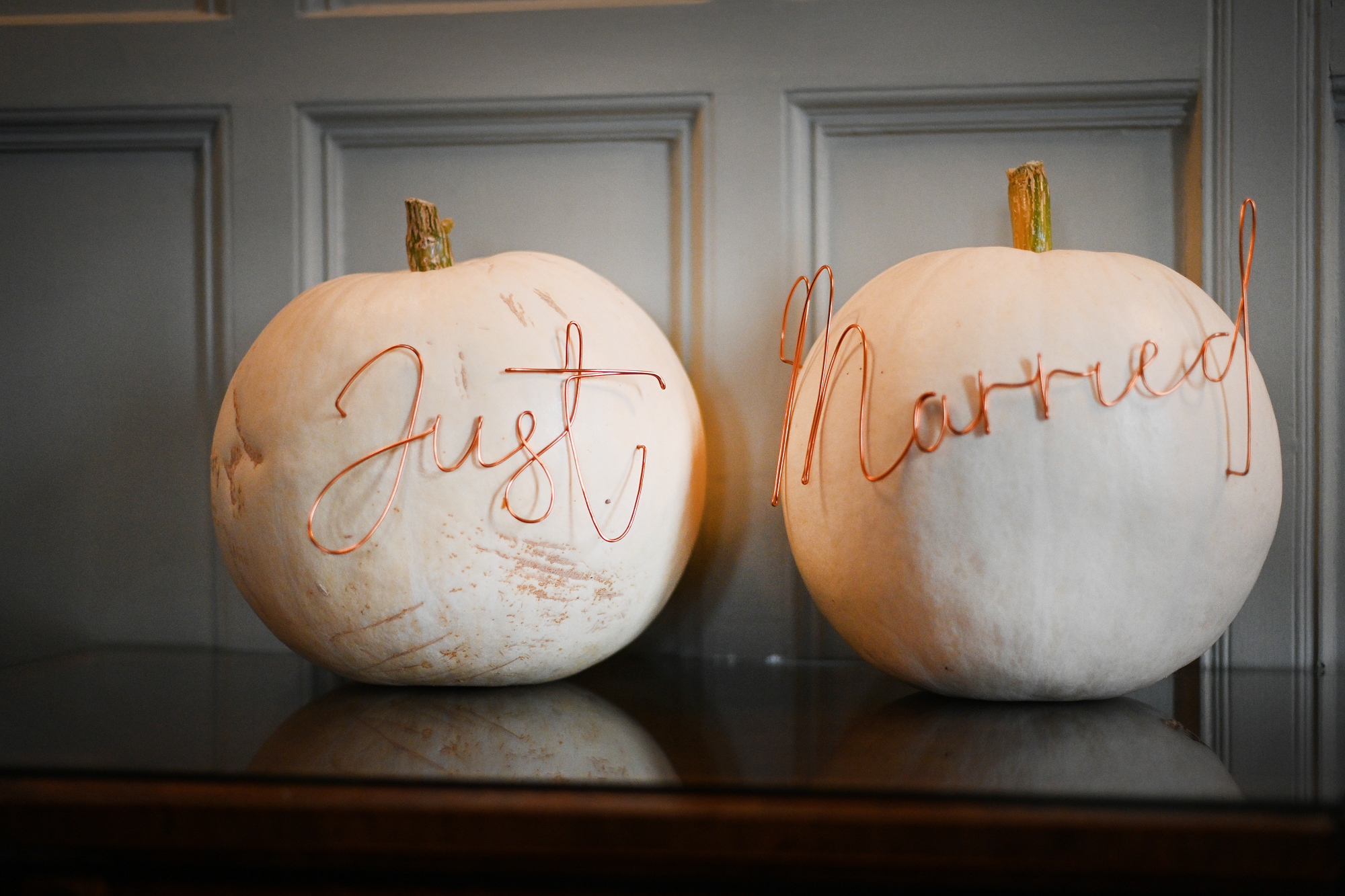 A pumpkin themed Halloween wedding with hocus pocus magic